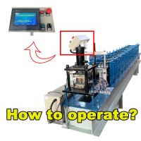 Quality ISO9001 C Channel Roll Forming Machine High Efficiency 3 Years Warranty for sale