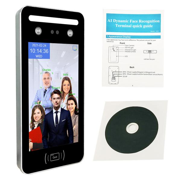 Quality Linux System Face Recognition Biometric Machine Contactless Access Control for sale