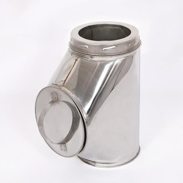 Quality 90 Degree 6 Inch Double Wall Stove Pipe Kit Seamless Welded With Inside Seal for sale