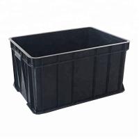 Quality Various Size Black Durable Circulation ESD Storage Box For Electronic Components for sale