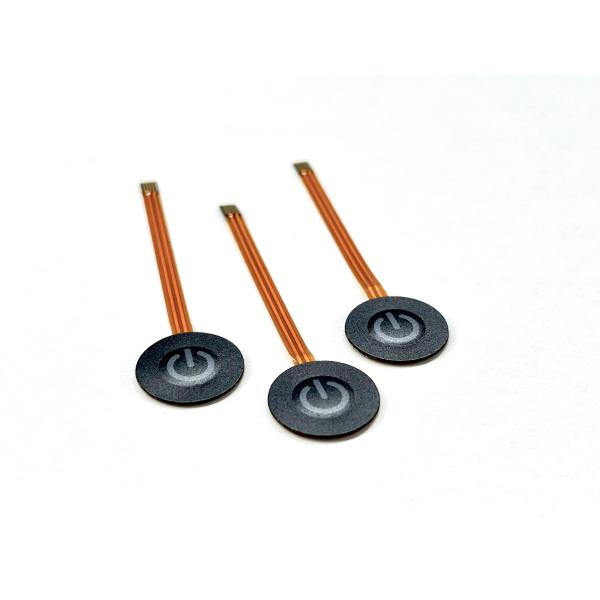 Quality ZIF Contacts 0.5MM Pitch Membrane Switch Keypad With One Pust Button for sale