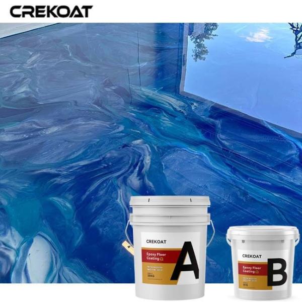 Quality Color Pigments Metallic Epoxy Floor Coating Durable Long-Lasting Flooring for sale