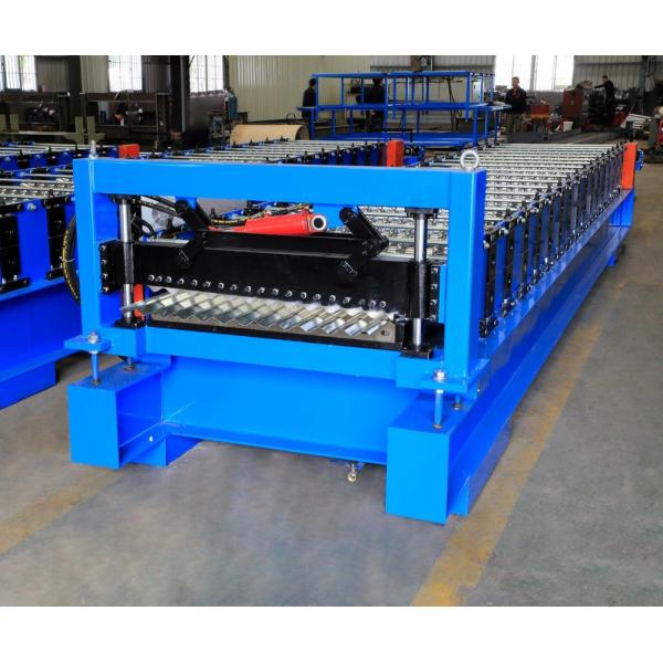 Quality Corrugated Steel Panel Roll Forming Machine , Steel Frame Roll Former 12-18m/Min for sale