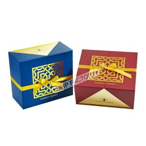Quality Elegant Eco-Friendly Cosmetic Skin Care Gift Boxes with Plastic Tray for sale