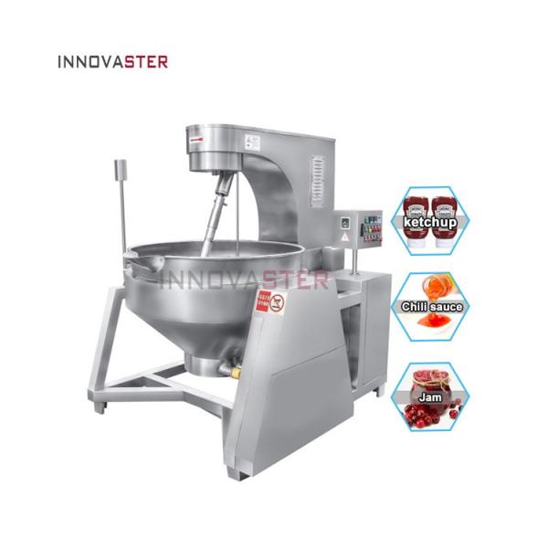Quality Automatic Tilting Planetary Food Processing Machine with Stirrer and Heating System for sale