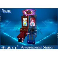 Quality Attractive Cartoon Design Racing Game Machine With Metal firm structure for sale