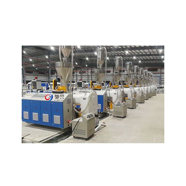 Quality Automatic Feeding Weighing Mixing Compounding System For PE Wood Plastic Extrusion for sale