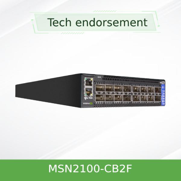 Quality MSN2100-CB2F Mellanox Ethernet Switches Half Width 10/25GbE And 100GbE for sale