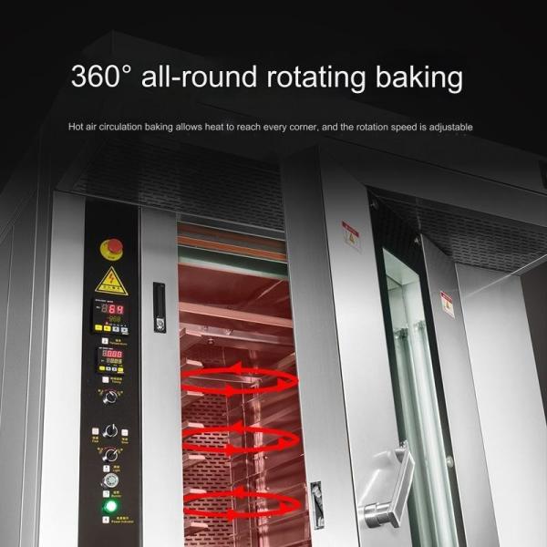 Quality Large Capacity Commercial Baking Oven with Automatic Rotation and Power Source for sale