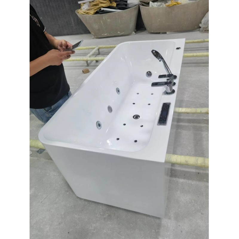 Freestanding SPA Bathtub with Massage Whirlpool Function Top Quality Standard