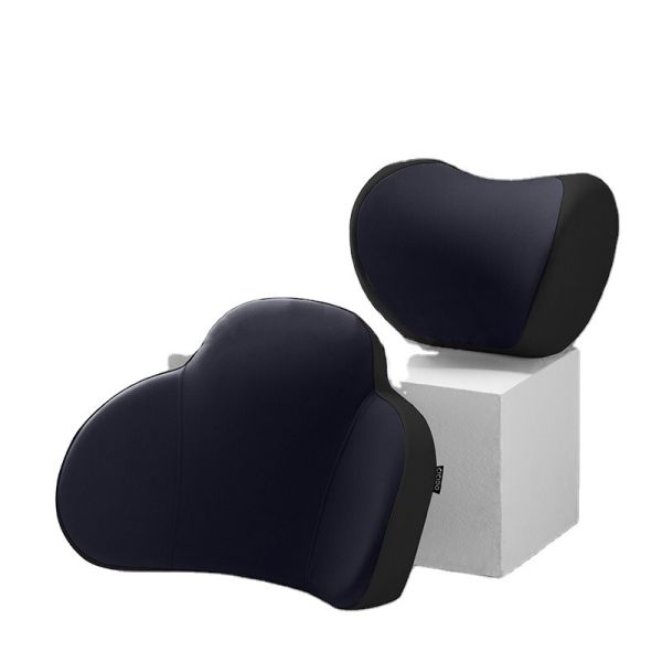 Quality Oblong Memory Foam Backrest Cushion for Car or Office Ergonomic Lumbar Support Pillow for sale