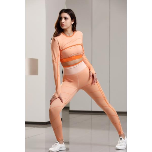 Quality 88% Polyester Athletic Bra Complementary Long Sleeve Cover Lightweight for sale