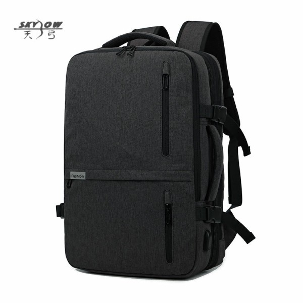 Quality All Seasons Polyester Men Business Backpack With Several Pockets for sale