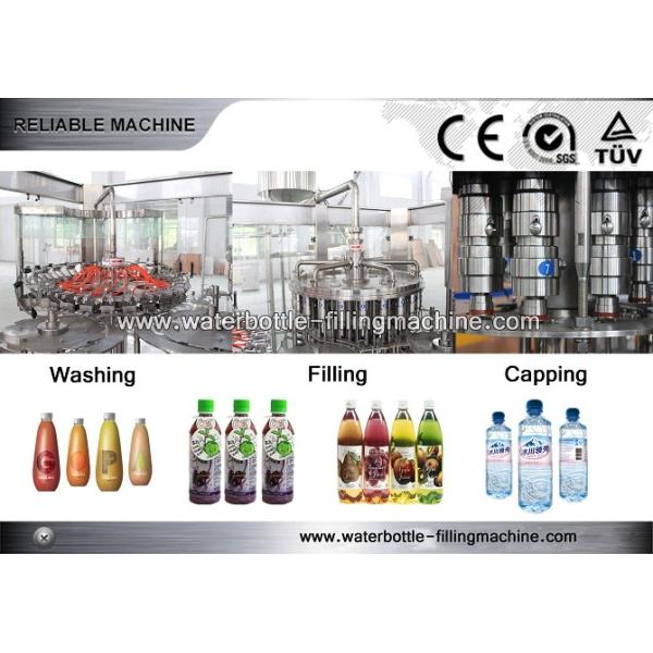 Quality High Speed 3 In 1 Hot Filling Machine , Beverage Bottling Line Automatic for sale