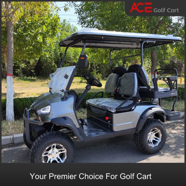 Quality 4 Seater 35km/H 48V 4KW Electric Golf Vehicle With Rear Drum Brake for sale