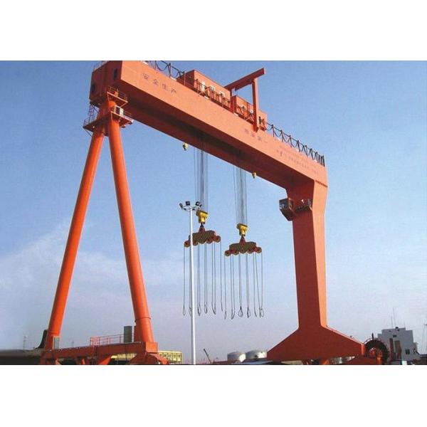 Quality ODM Workshop Electric Double Girder Gantry Crane For Material Loading for sale
