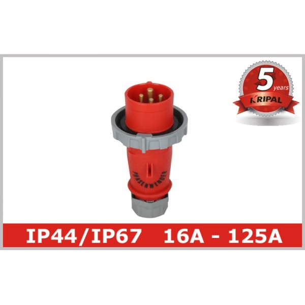 Quality Single Phase Inverter Industrial Power Plug Sockets 380V 415V 3P+E 3P+N+E for sale