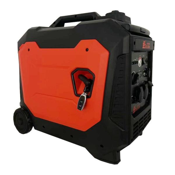 Quality 3.8KW 4KW Portable Quiet Variable Frequency Gasoline Generator for Family Backup Outdoor for sale