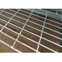 Quality Galvanized Serrated Steel Grating For Floor Plate Q235low Cardon Material for sale