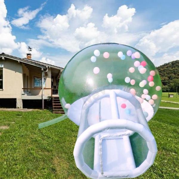 Quality Age Range 8 to 13 Years Inflatable Bubble Bounce House with Base 14ft Customized for sale