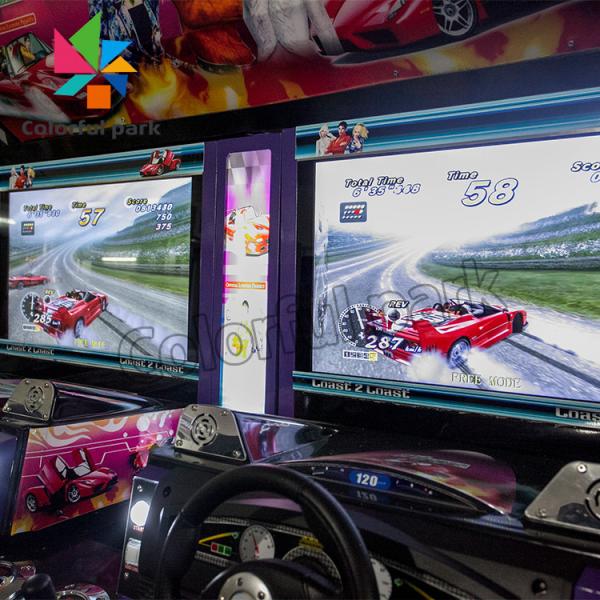 Quality Video Arcade Car Simulator Surpasses Kids Coin Operated Racing Game Console for sale