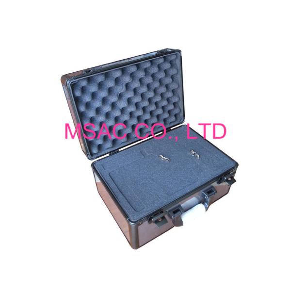 Quality Gray Travel Aluminum Carrying Case 3mm MDF And 1mm PC Panel One Lock For for sale