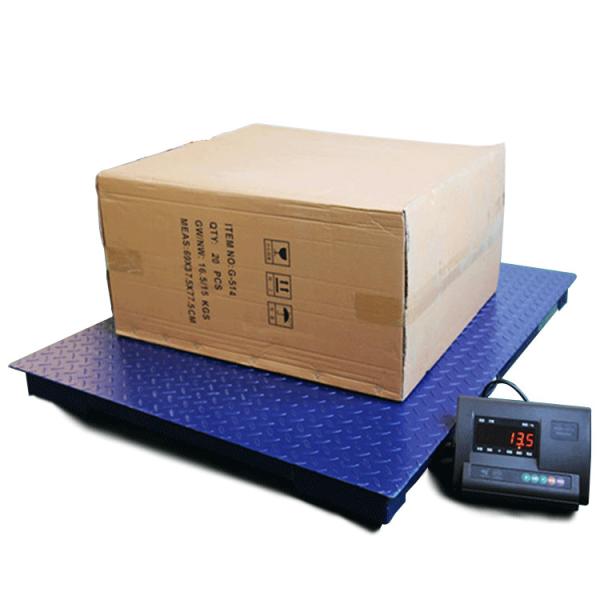 Quality Steel Floor Weighing Scales With Ramp 2000lb Industrial Electronic Customized Color for sale