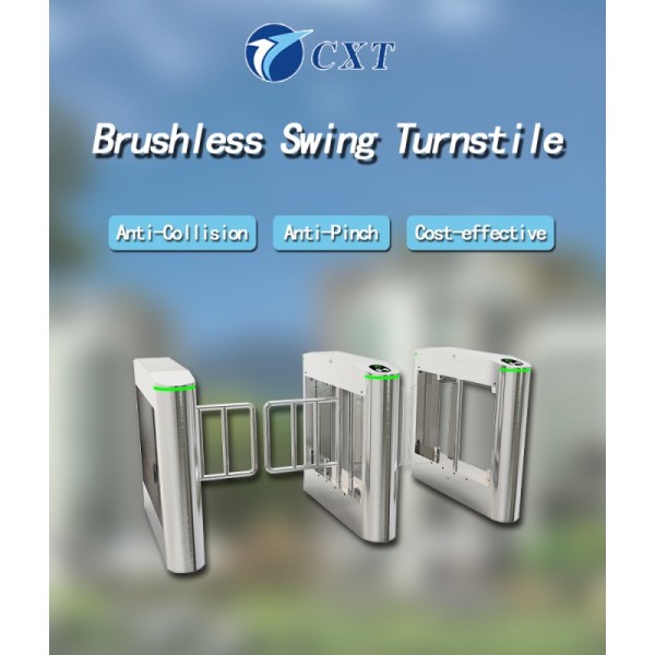 Quality Swing Barrier Gate with 0.2s Open Speed and 30-40 Persons/min Pass Speed Featuring SUS304 Stainless Steel Housing for sale
