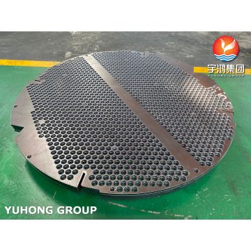 Quality Customized Carbon Steel Baffle Plate Support Plate For Heat Exchanger for sale