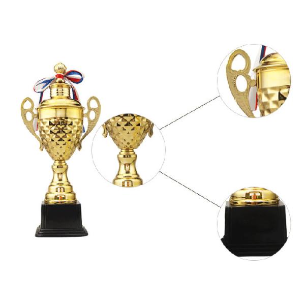 Quality Bowl Shape Metal Trophy Cup , Company Celebration Custom Trophy Awards for sale