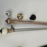 China 6.3 Metres Gold 28mm Long Heavy Duty Curtain Rods factory