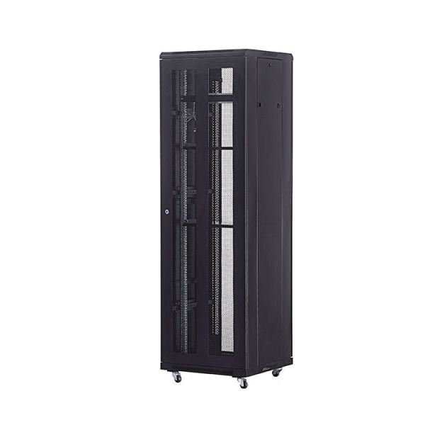 Quality Floor Standing Server Cabinet with Powder Coated Surface Finish Network Rack for sale