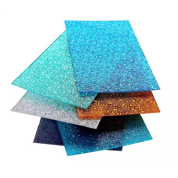 Quality Colored Polycarbonate Roofing Panels 2mm-10mm Polycarbonate Sun Sheet  For Outdoor Park for sale