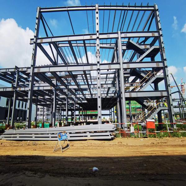 Quality Durable Prefabricated Steel Warehouse , Prefab Metal Warehouse Building for sale