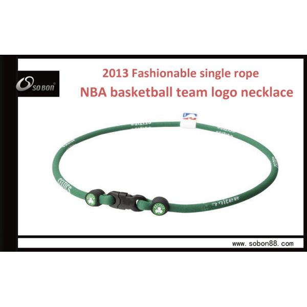 Quality Anion Titanium Basketball Triple Braided Rope Necklace Health Energy Balance for sale