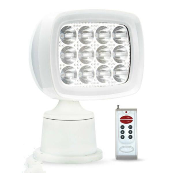Quality 125degree DC 12v Led Boat Searchlight 6500lm With 4M Cable for sale