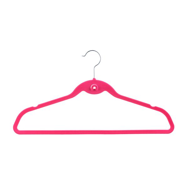 Quality 44.5x24x0.55cm Light Weight Closet Baby Velvet Hangers for sale