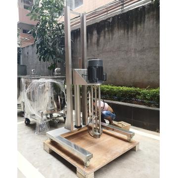 Quality Cosmetic Mixer Pneumatic/Electric Lifting Disperser Iron Movable Mixing for sale