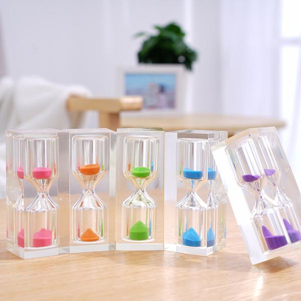 Quality 1 3 5 Minute Acrylic Hourglass Custom Crystal Hourglass for sale