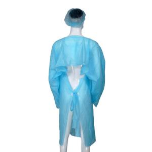 Quality Protective CPE Plastic Gown Water Resistant For Adult 102x194cm for sale