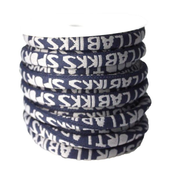 Quality 100% Nylon Custom Logo Round Jacquard Cord for sale