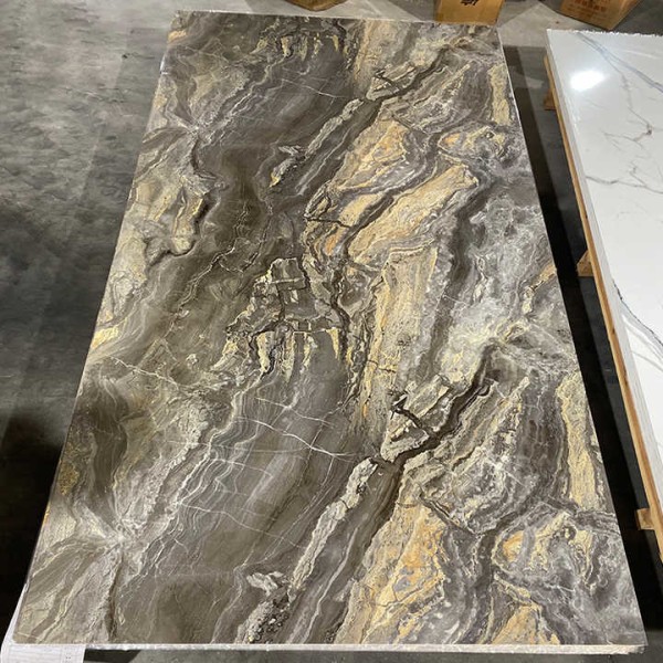 Quality 1220x2800mm Interior Decorative PVC Marble Sheet for sale