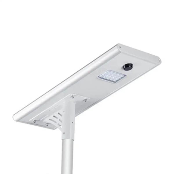 Quality 30W 40W 120W All In One IP65 Lithium Battery Powered Self Cleaning Solar Street for sale