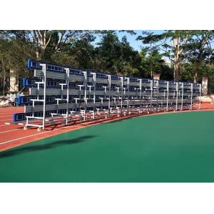 Quality Retractable Temporary Spectator Seating Stands With Aluminum Single Foot Plank for sale