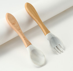 Quality Food Grade Silicone Baby Feeding Spoon Sustainable With Customize Logo for sale