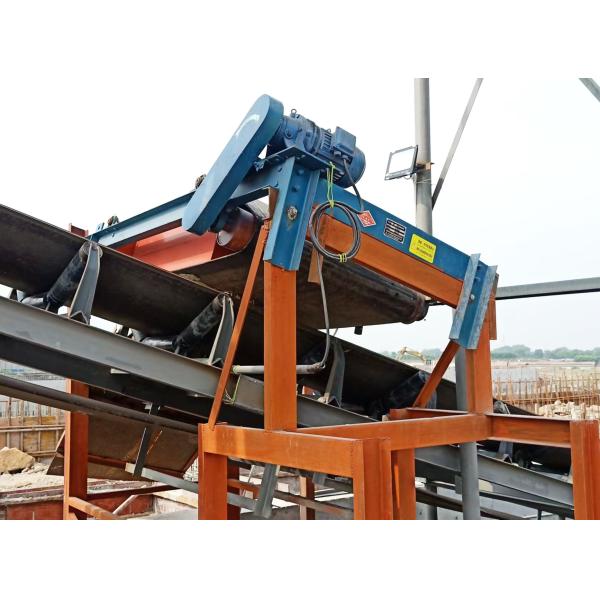 Quality Self Unloading Permanent Magnetic Iron Remover 300mm For Industrial Conveyor for sale