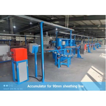 Quality 8KVA Horizontal Cable Accumulator Fiber Optic Cable Machine For Sheathing Line for sale