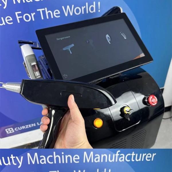 Quality E - Light Triple Wavelength Diode Laser Hair Removal 4 In 1 Ipl Opt Diode Rf Nd Yag for sale