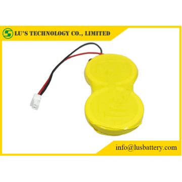 Quality CR2450-2P Button Lithium Coin Cell 1200mah 3.0v With Wires JST Connector for sale