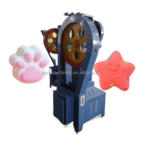 Quality Bath Bomb Salt Compress Machine for Making Fizzy Bubble Rainbow Kids Bath Bombs for sale